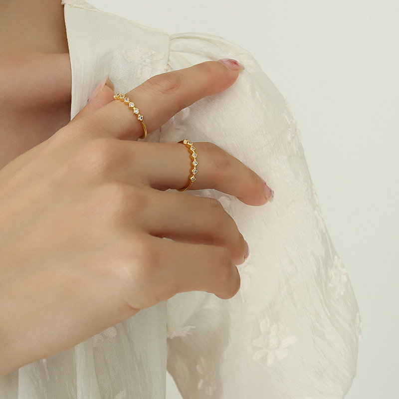 18K gold plated finger ring, Intensity SKU #85832-0 wholesale supplier ...